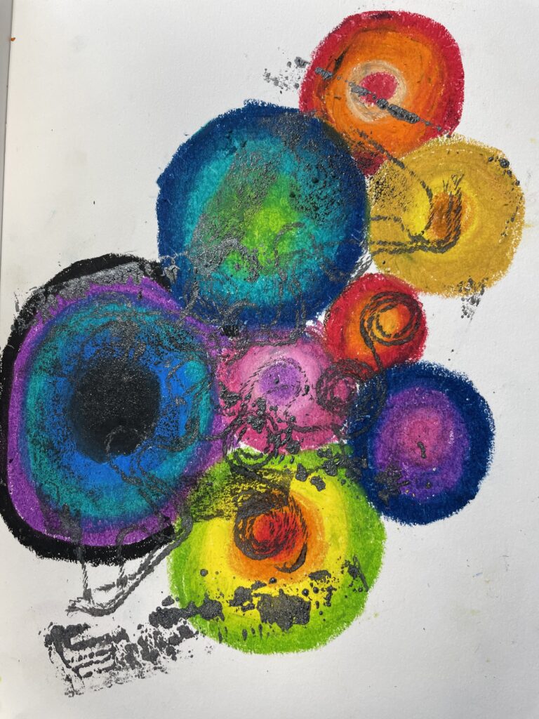 Printing our Kandinsky designs | 6D Allerton CE Primary, Leeds